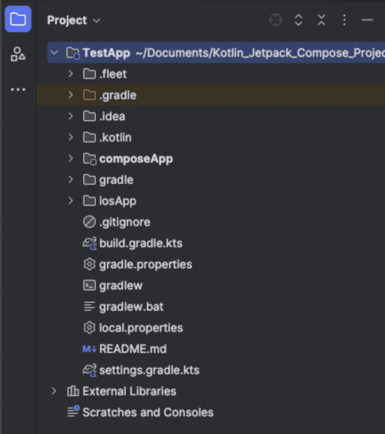KMP Compose Multiplatform App Project File Structure Guide