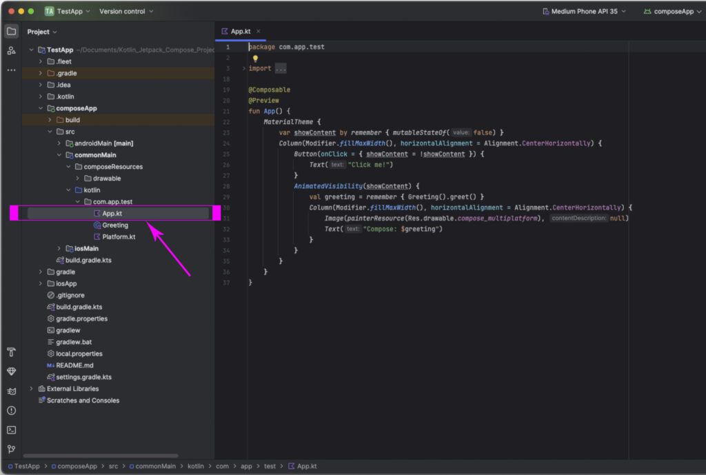 KMP Compose Multiplatform App Project File Structure Guide KMP Compose Multiplatform App Project File Structure Guide