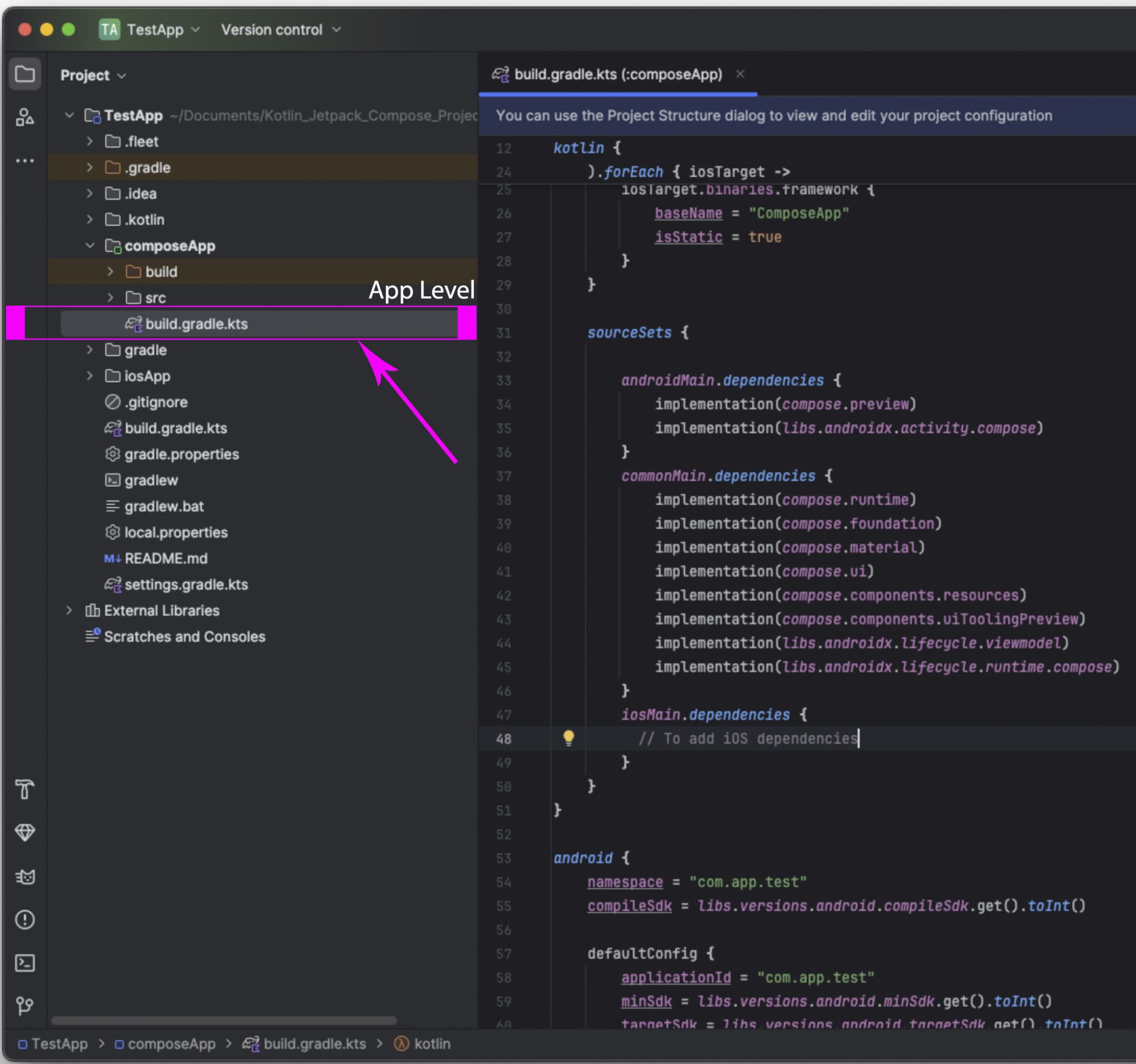 KMP Compose Multiplatform App Project File Structure Guide KMP Compose Multiplatform App Project File Structure Guide