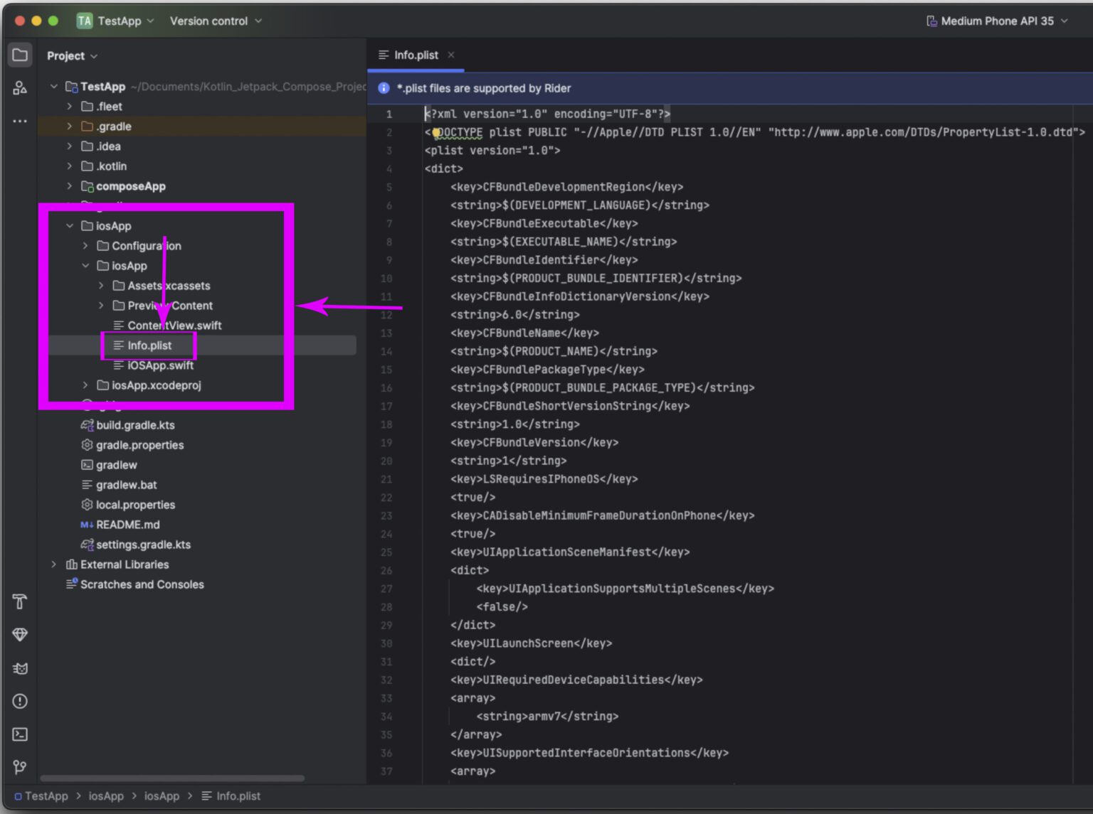 KMP Compose Multiplatform App Project File Structure Guide