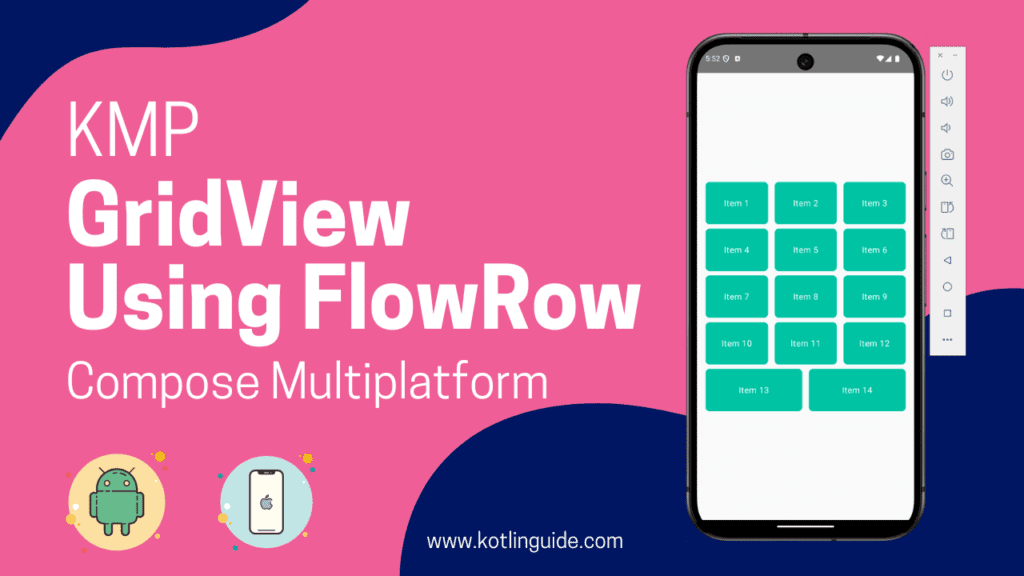 GridView in KMP Compose Multiplatform Using FlowRow