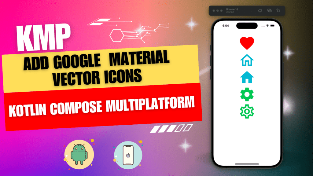 Google Material Vector Icons in KMP Compose Multiplatform