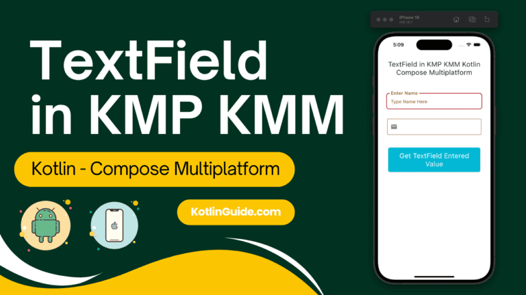 Textfield In Kmp Kmm Kotlin Compose Multiplatform