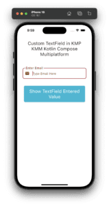 TextField in KMP KMM Kotlin Compose Multiplatform