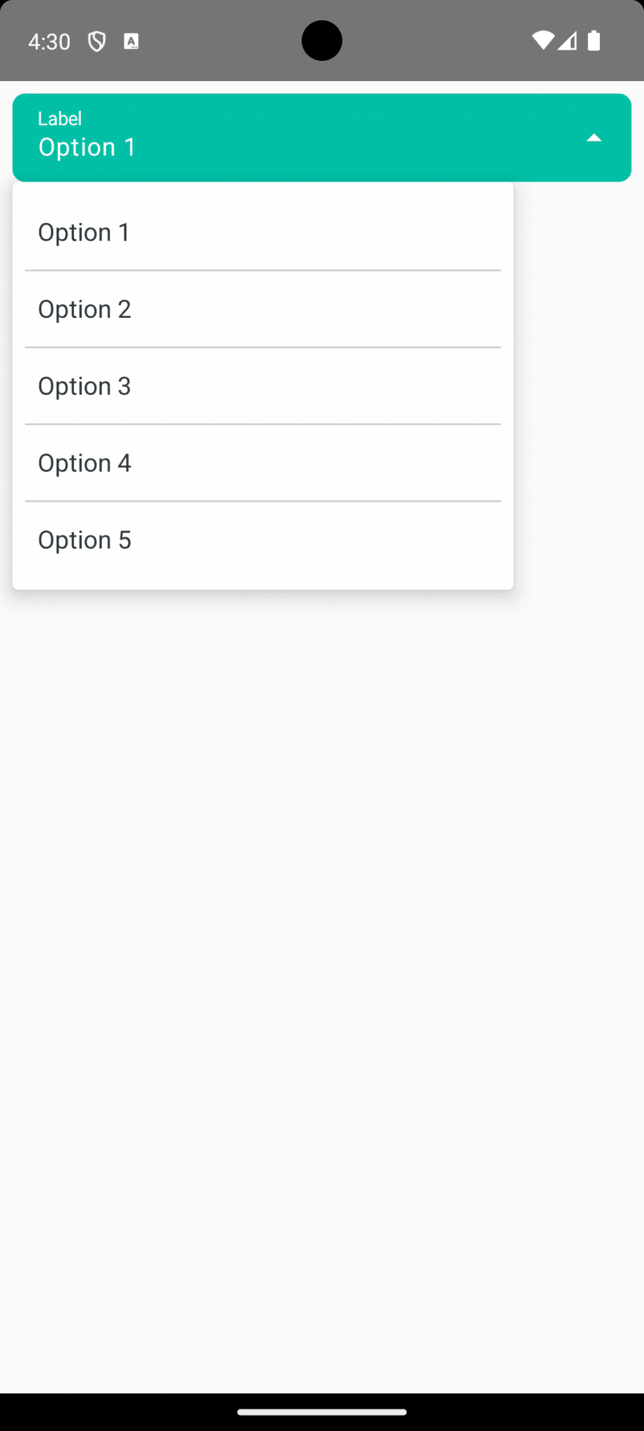 Drop Down Menu in Kotlin Compose Multiplatform (KMP, KMM)