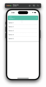 Drop Down Menu in Kotlin Compose Multiplatform (KMP, KMM)